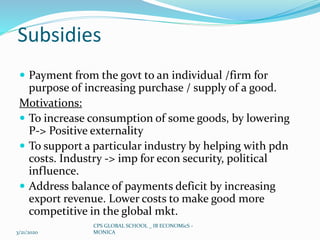 Government intervention - IB Economics | PPTX