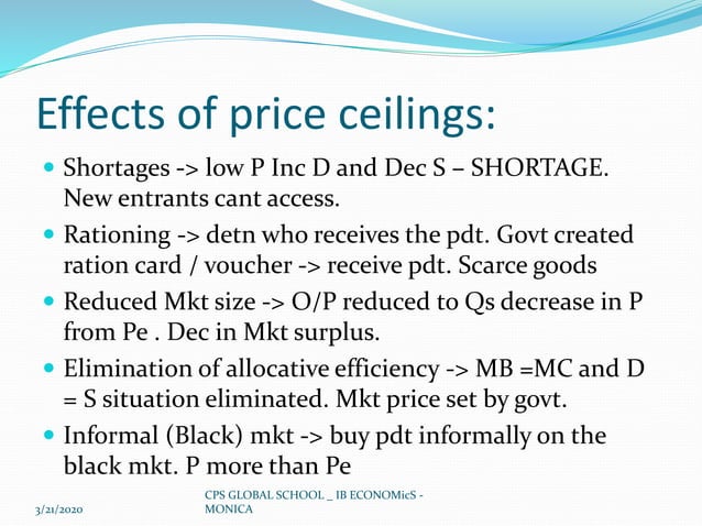 Government intervention - IB Economics | PPTX | Business Accounting ...