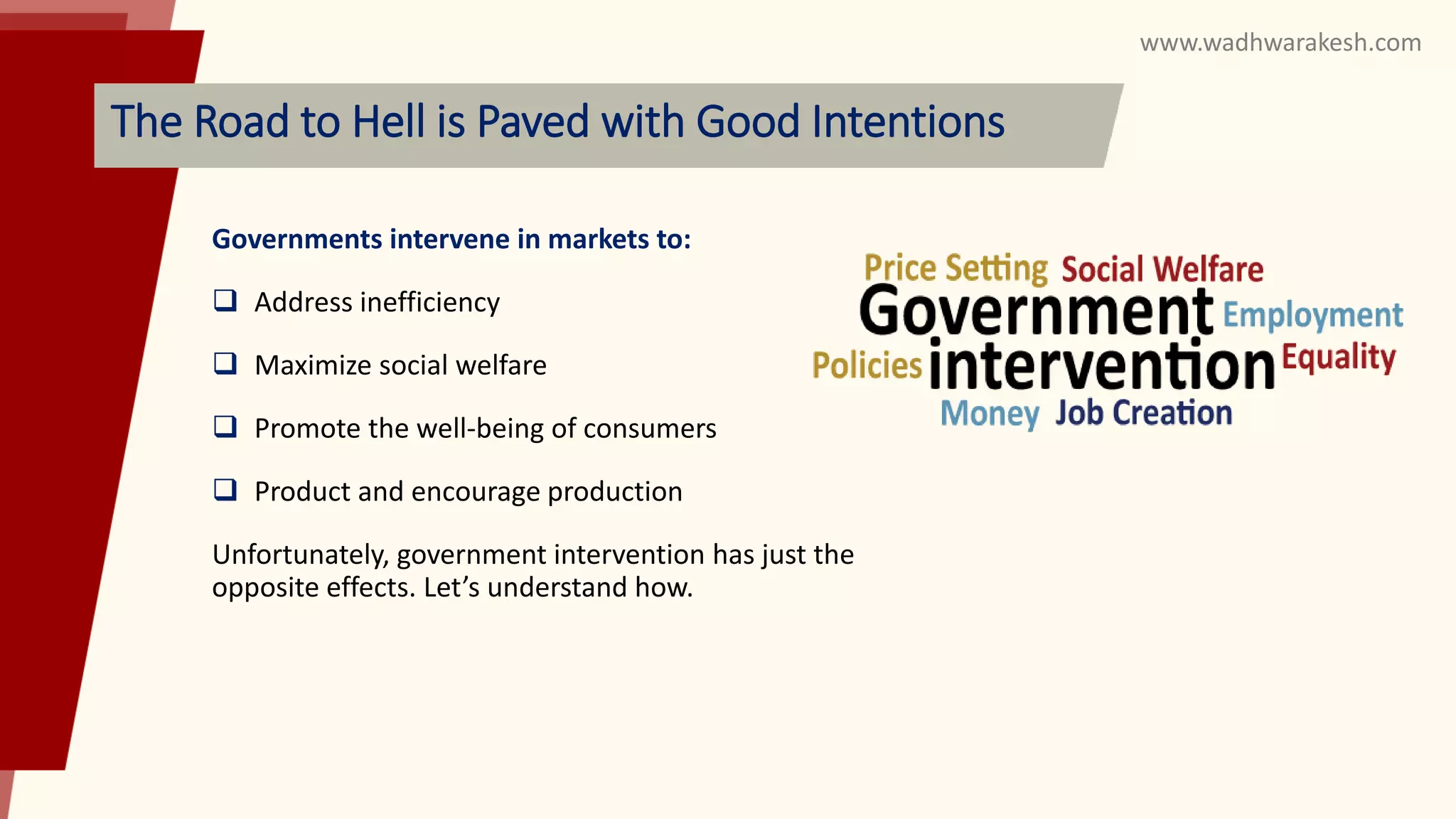 Government Intervention & its Effects on the Economy | PPTX