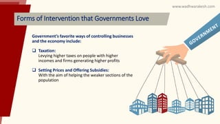 Government Intervention & its Effects on the Economy | PPTX