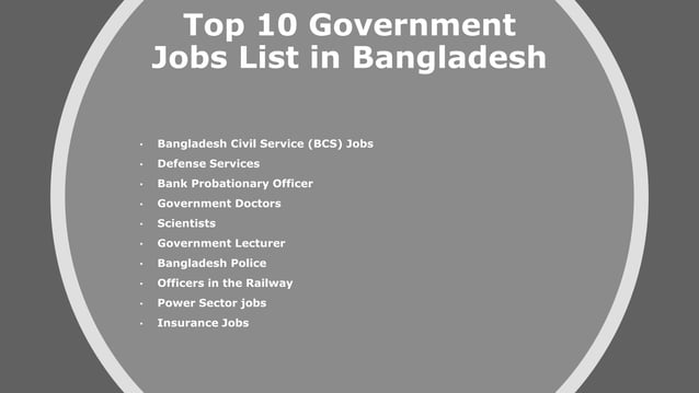 Government Job in Bangladesh2.ppt