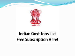 Government jobs | PPT