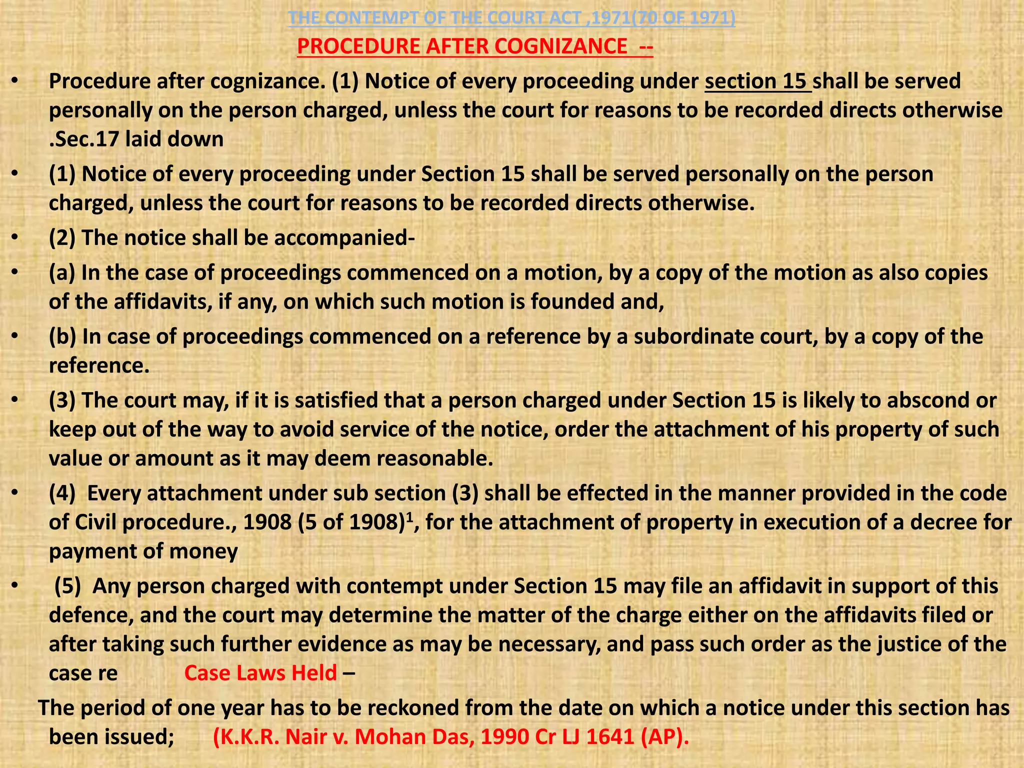 CONTEMPT OF THE COURT | PPTX