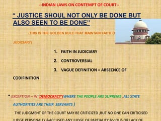 CONTEMPT OF THE COURT | PPTX