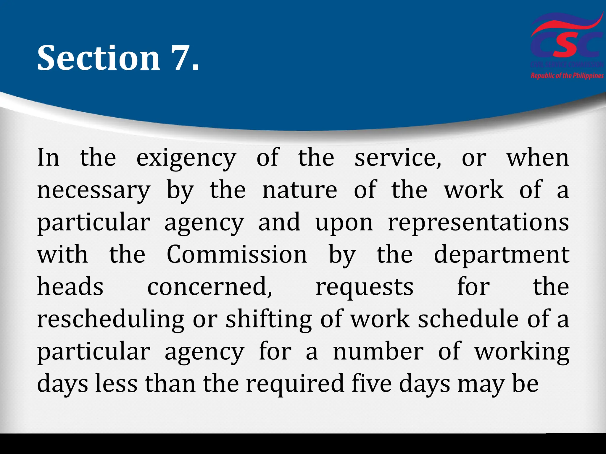 CSC Government Office Hours-posted in their website. | PDF