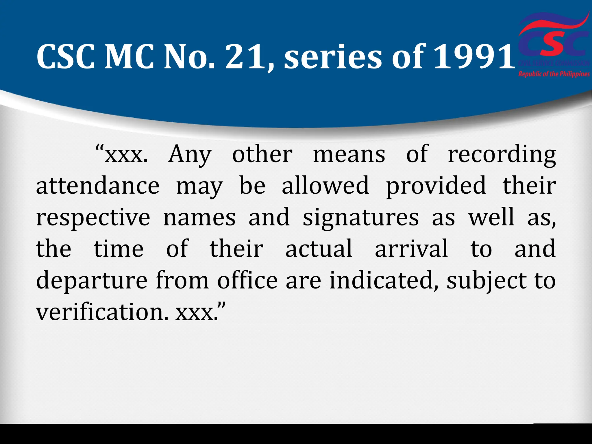 CSC Government Office Hours-posted in their website. | PDF