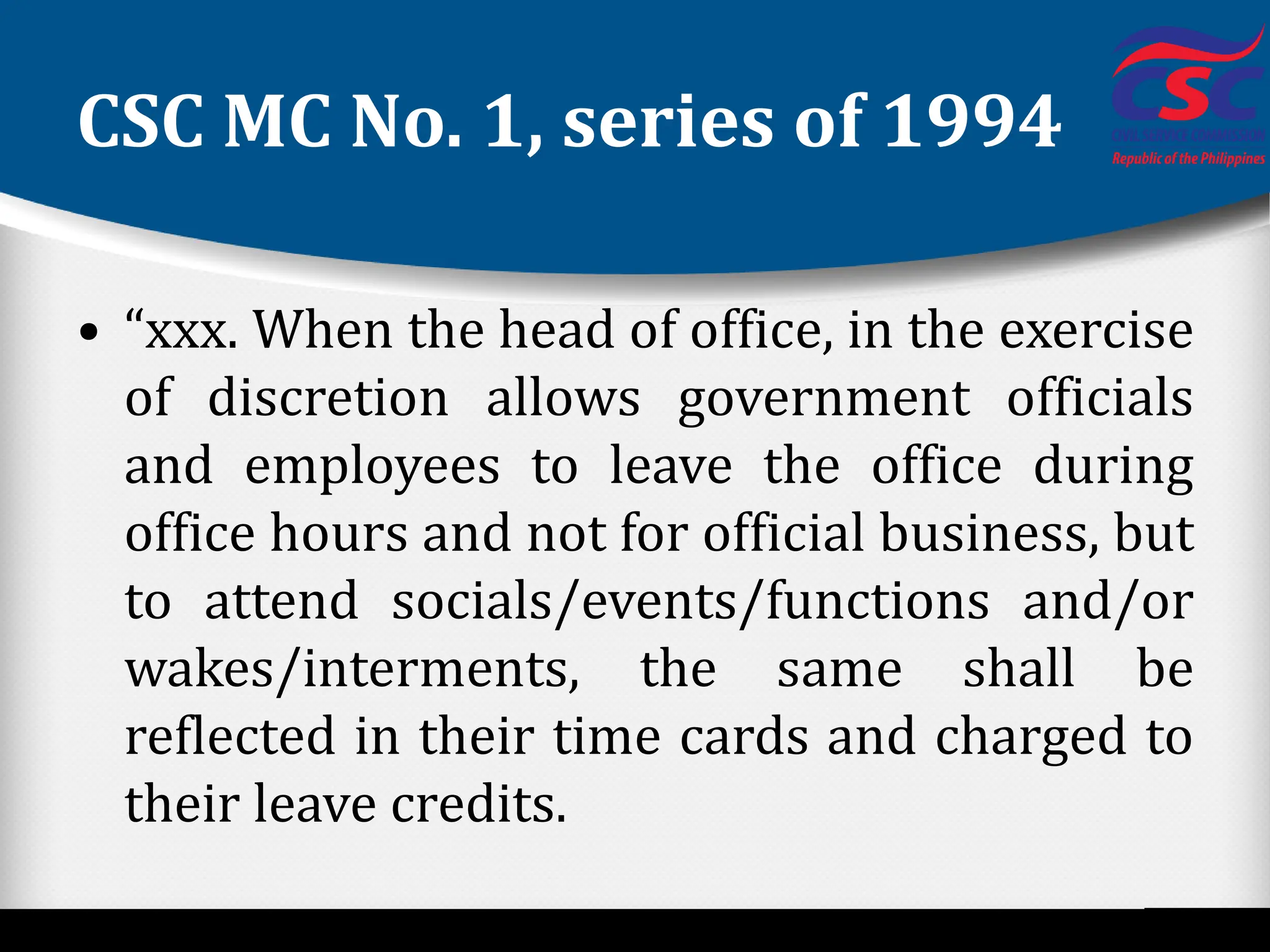 CSC Government Office Hours-posted in their website. | PDF