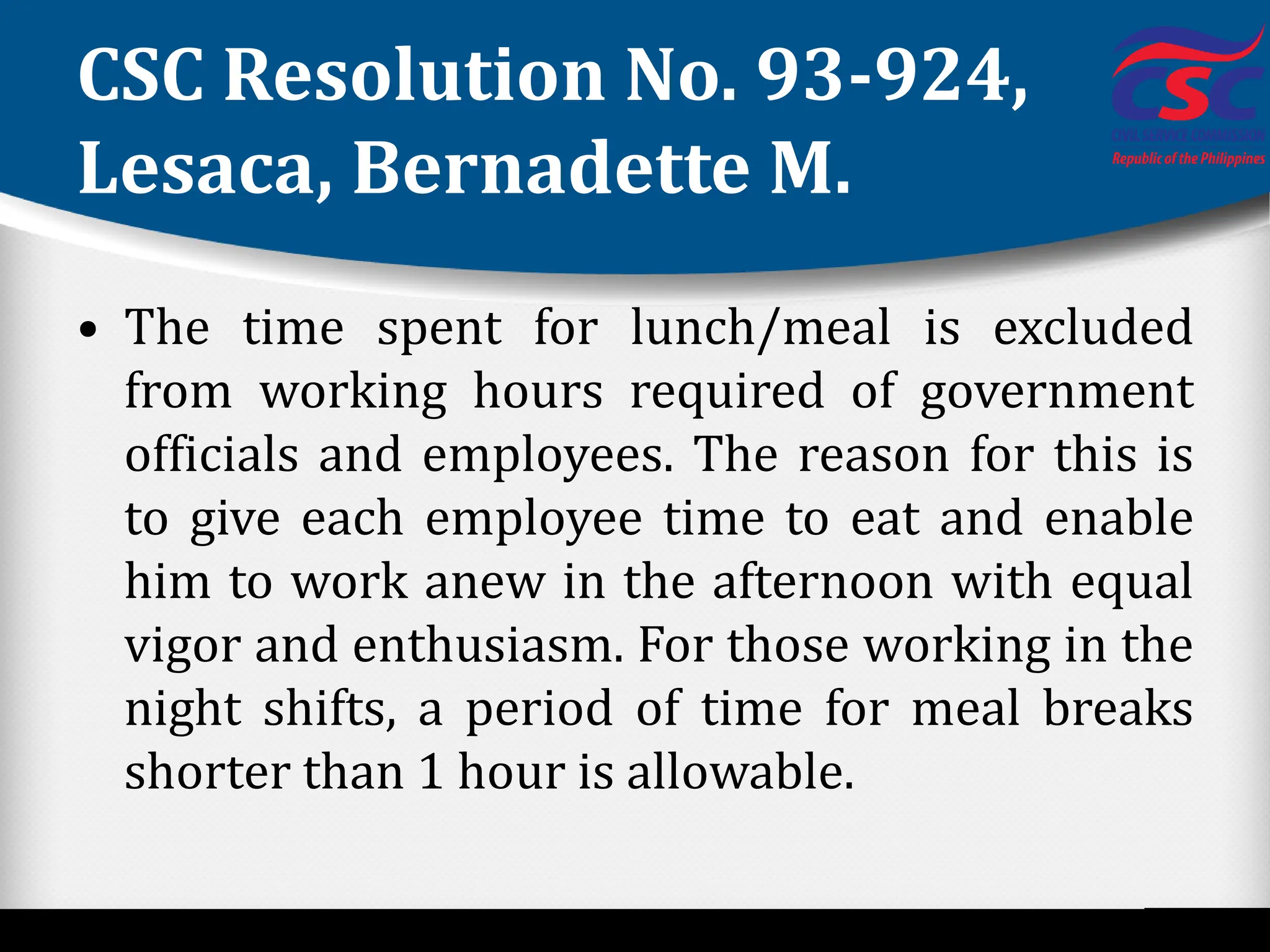 CSC Government Office Hours-posted in their website. | PDF