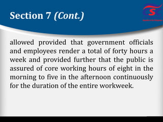 CSC Government Office Hours-posted in their website. | PDF