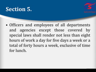 CSC Government Office Hours-posted in their website. | PDF