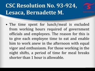 CSC Government Office Hours-posted in their website. | PDF