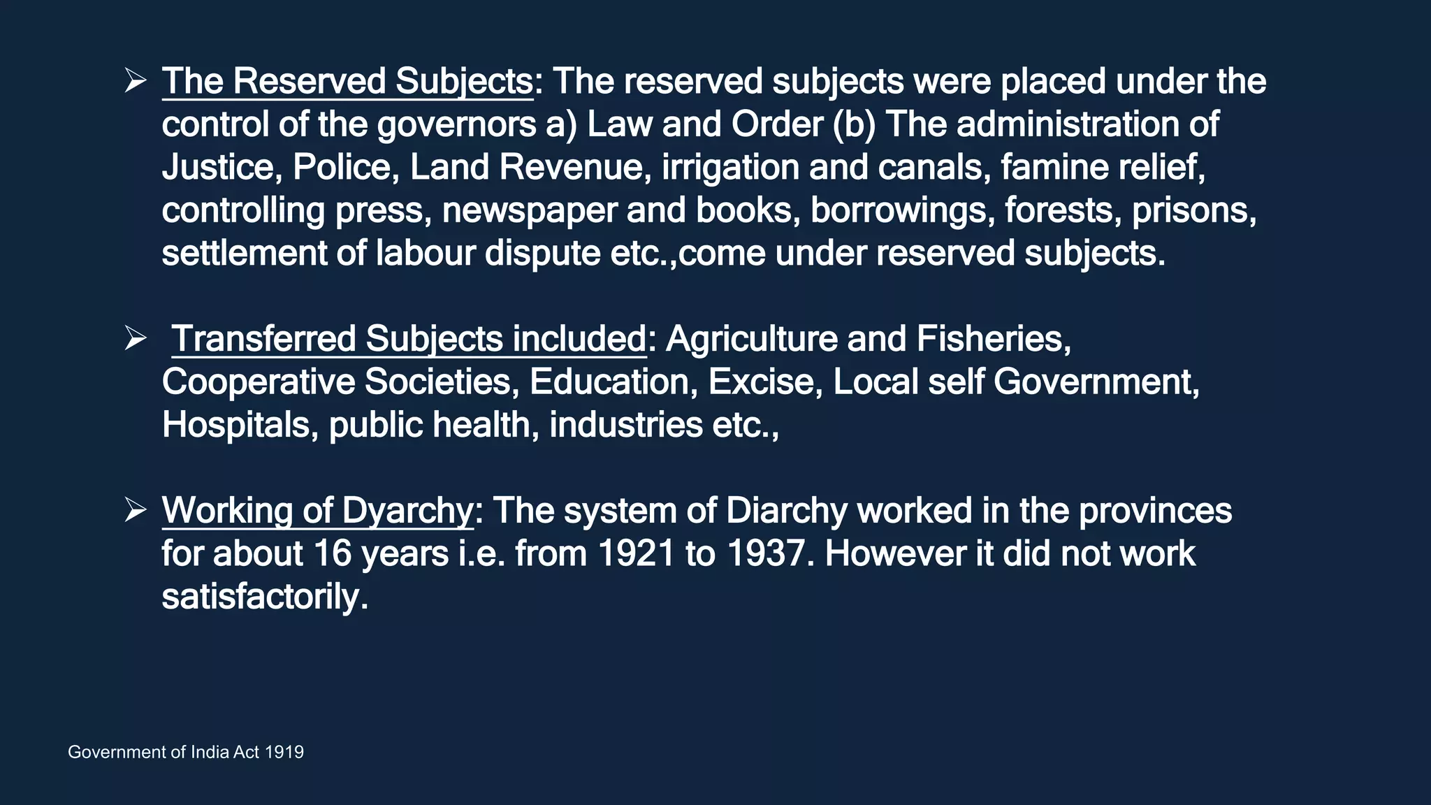 Government of India Act 1919 shyam sunder.pptx