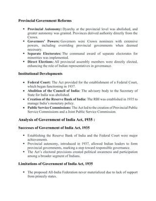 Government of India Act 1935 ( Autonomy ) | PDF