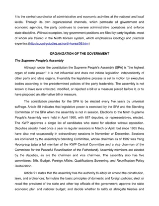 Government of north korea | PDF