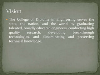 Government polytechnic takhatpur induction ppt | PPTX | College ...