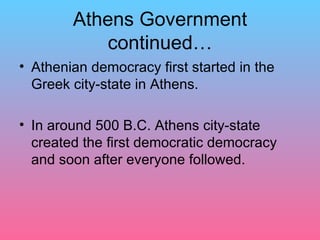 Government powerpoint and slideshare | PPT | Civic affairs | Politics