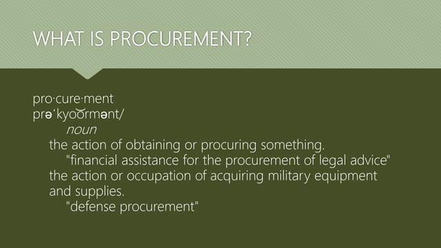 Government procurement Act RA 9184 | PPTX