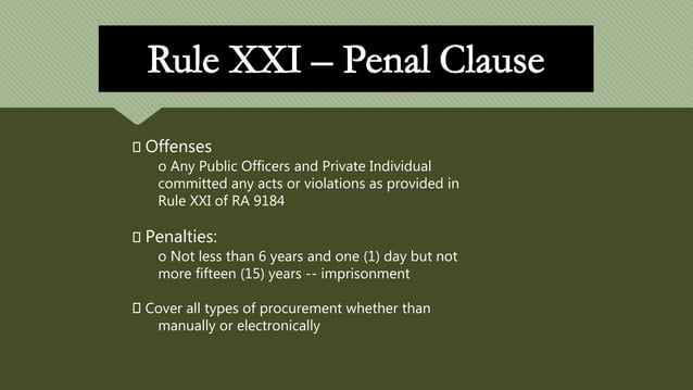 Government procurement Act RA 9184 | PPTX