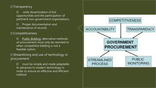 Government procurement Act RA 9184 | PPTX
