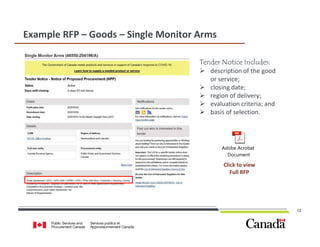 Government Procurement in Canada | PDF