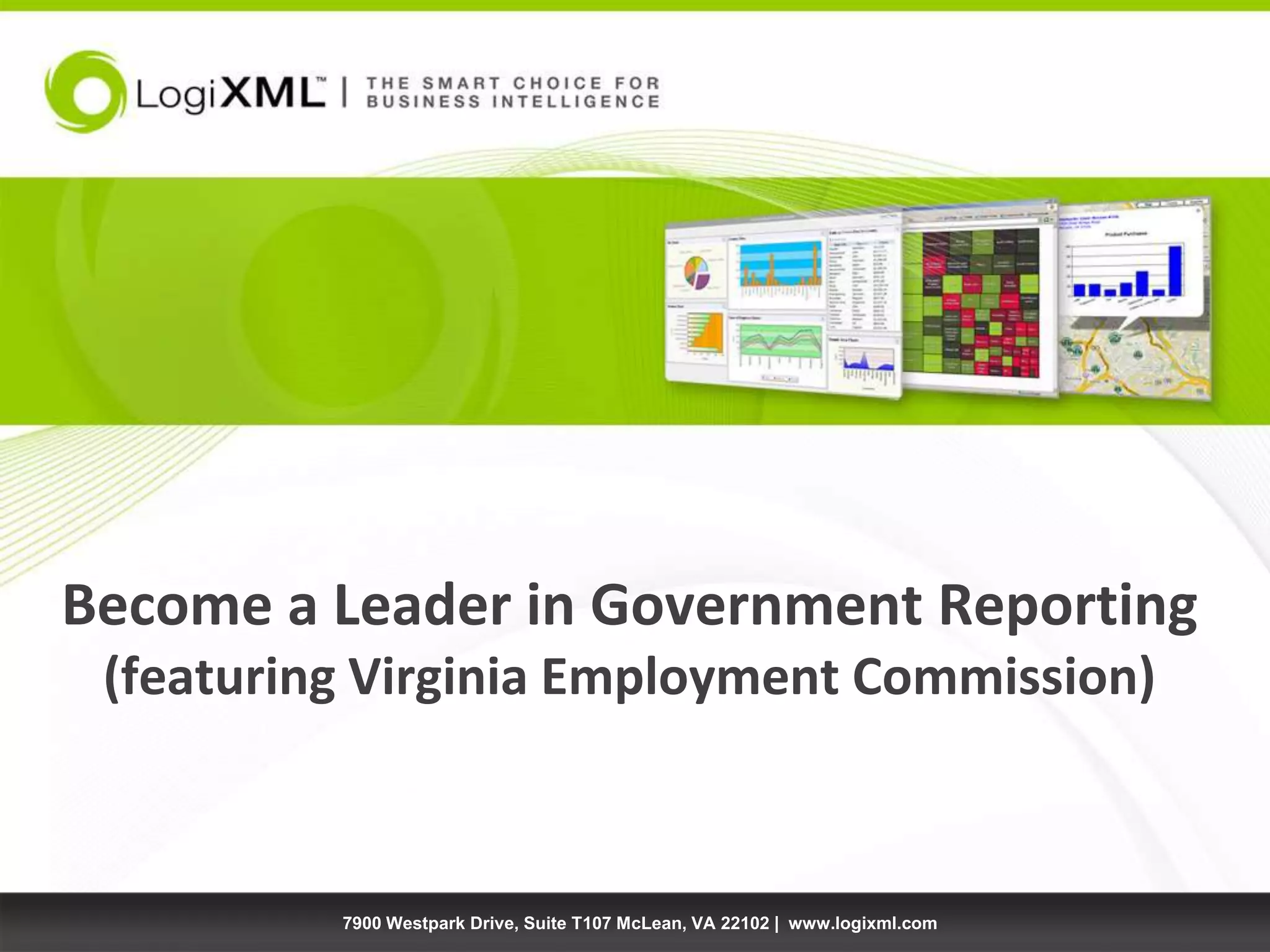 Becoming a Leader in Government Reporting | PPT