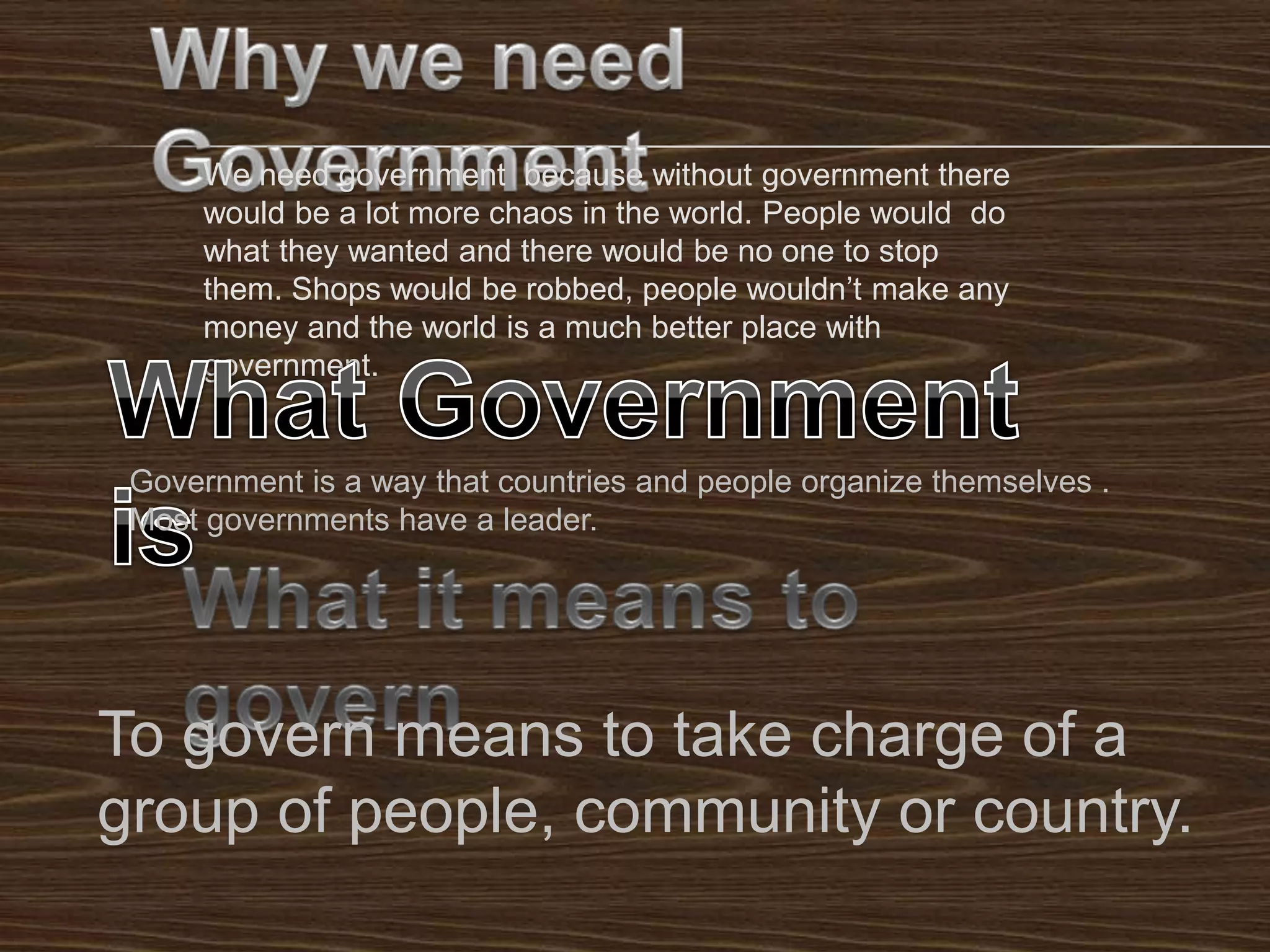 Government summative assessment | PPTX