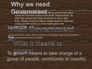 Government summative assessment | PPTX