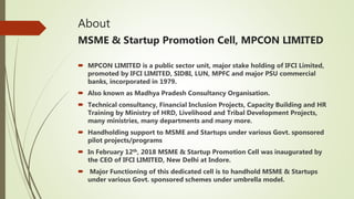 Government schemes to avail business loans and financial grants | PPT