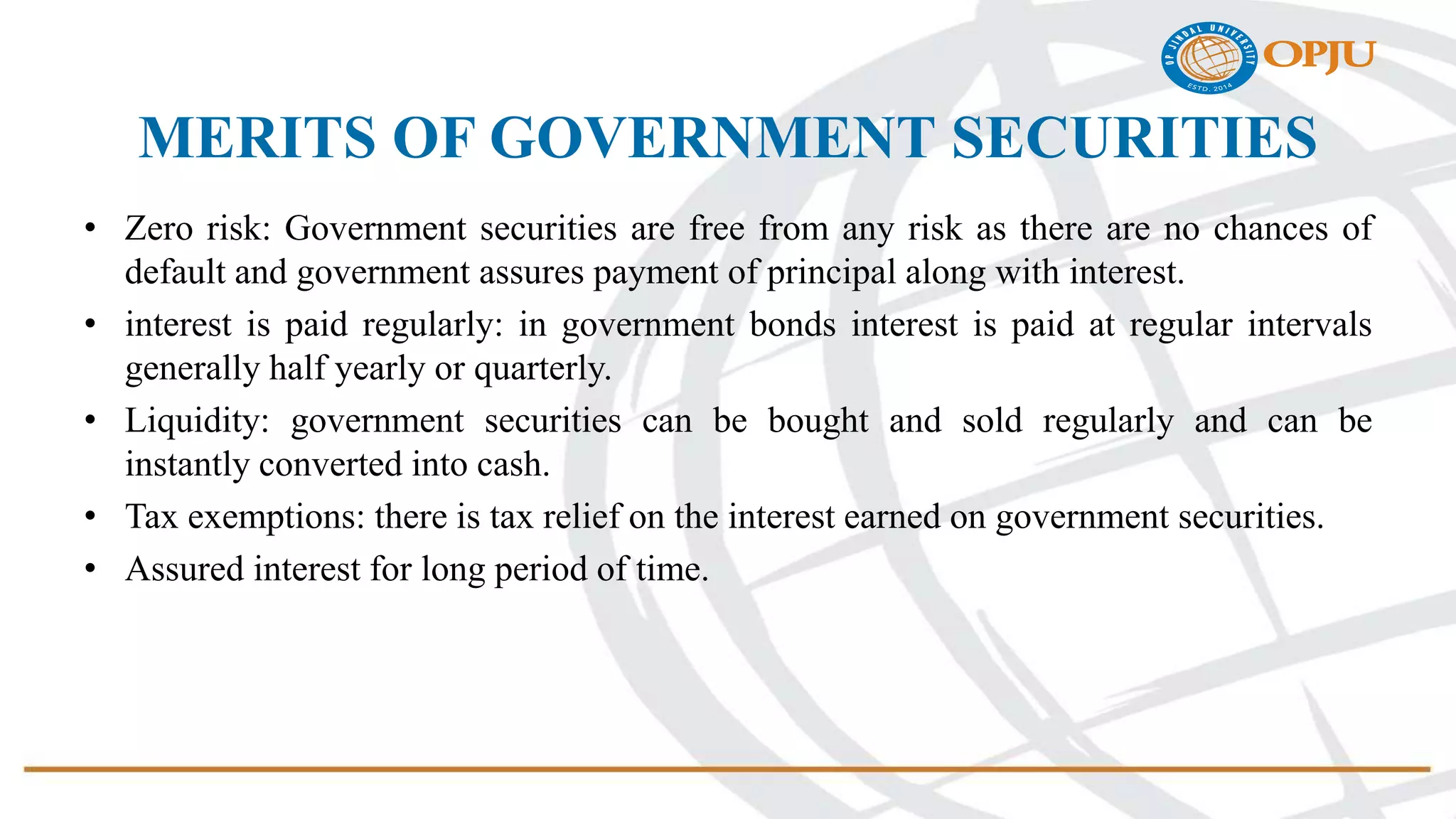 Government securities | PPTX