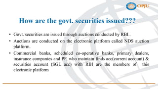 Government securities | PPTX