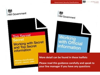 Government security classifications e learning | PPT