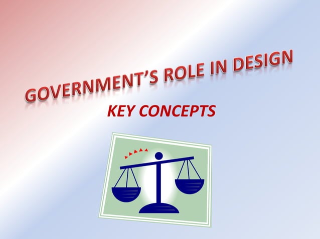 Government’s Role in Design | PPT