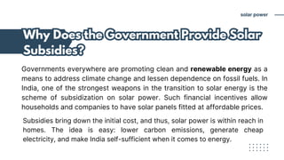 Government Subsidy on Solar Panels in Gujarat 2025 | PPT
