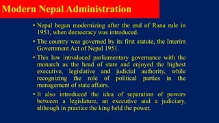 Government system of Bangldesh & Nepal | PPTX