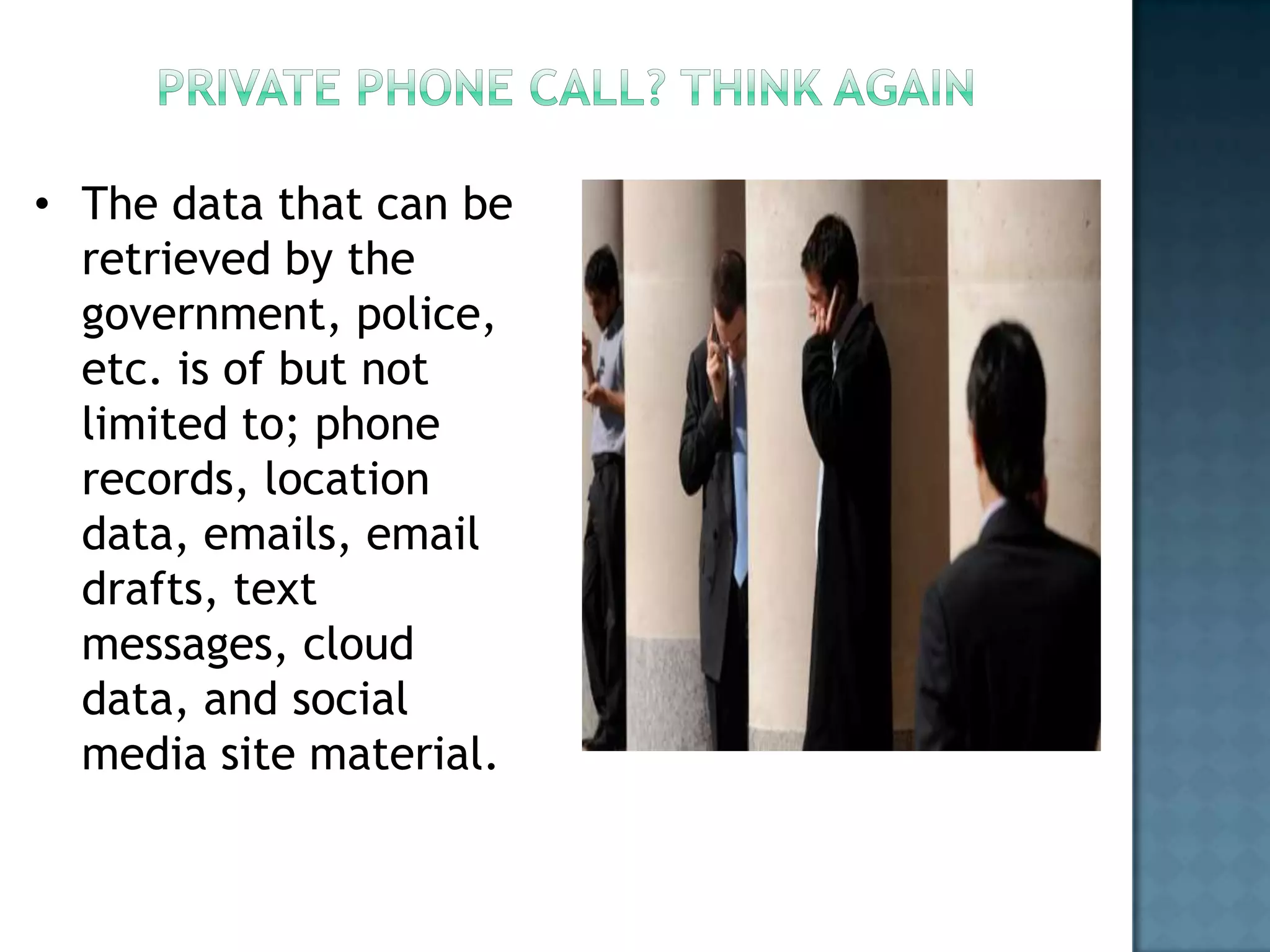 Government tracking your cell phone finished powerpoint version | PPTX