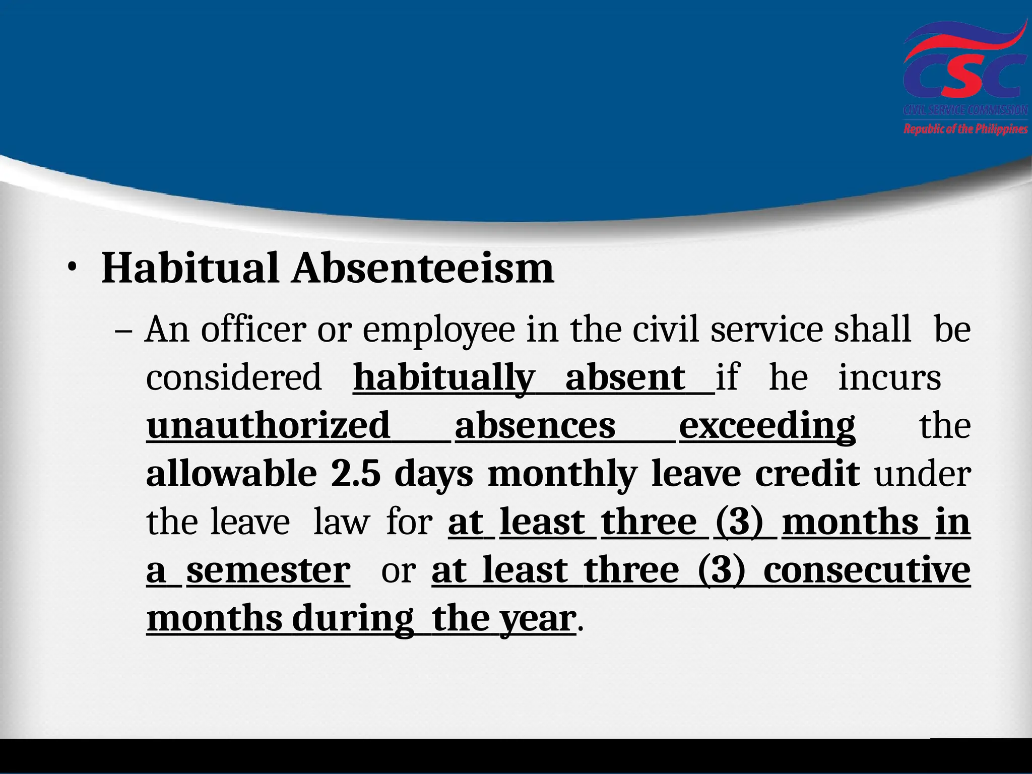 Government Working Hours among employees in the civil service of the ...