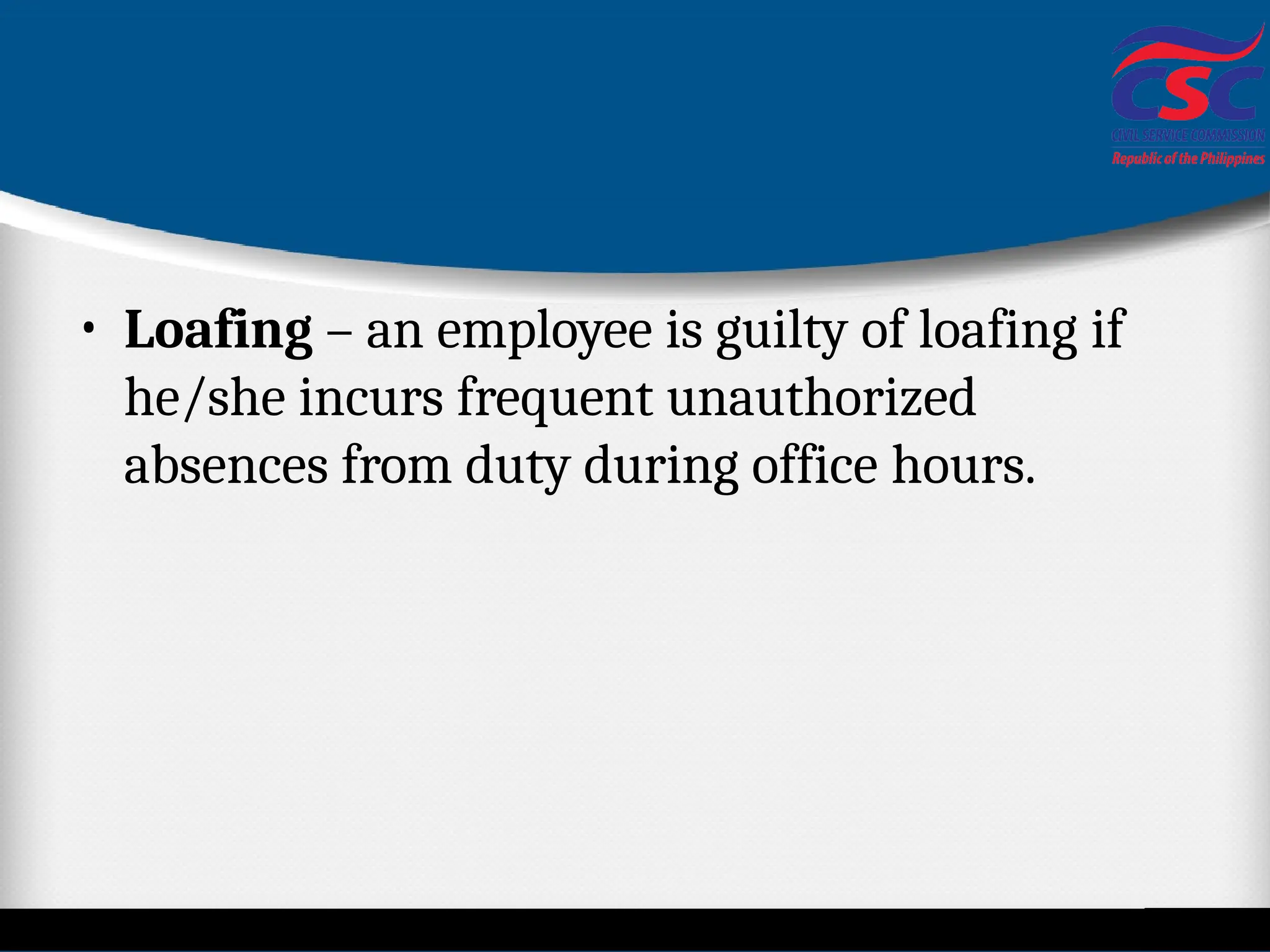 Government Working Hours among employees in the civil service of the ...