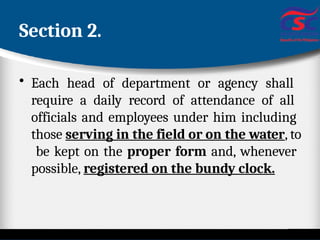 Government Working Hours among employees in the civil service of the ...