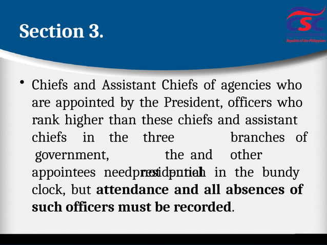 Government Working Hours among employees in the civil service of the ...