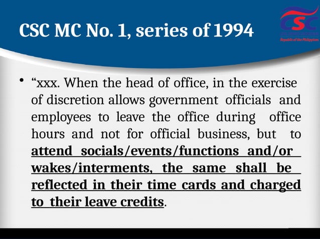 Government Working Hours among employees in the civil service of the ...
