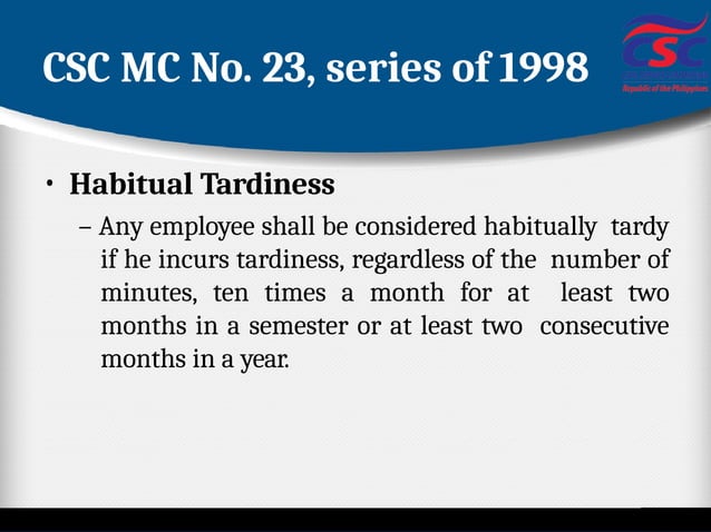 Government Working Hours among employees in the civil service of the ...