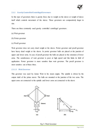 Presentation Report on Governor | DOCX