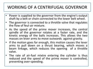 GOVERNOR system study of automobile engineering | PDF