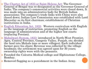 Governor generals and Viceroys of India and important events | PDF