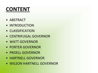 Governor | PPT