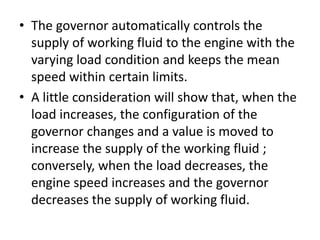 Governor and its type | PPTX