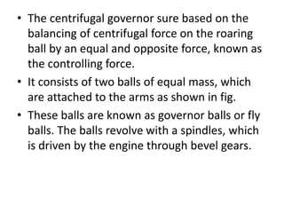 Governor and its type | PPTX