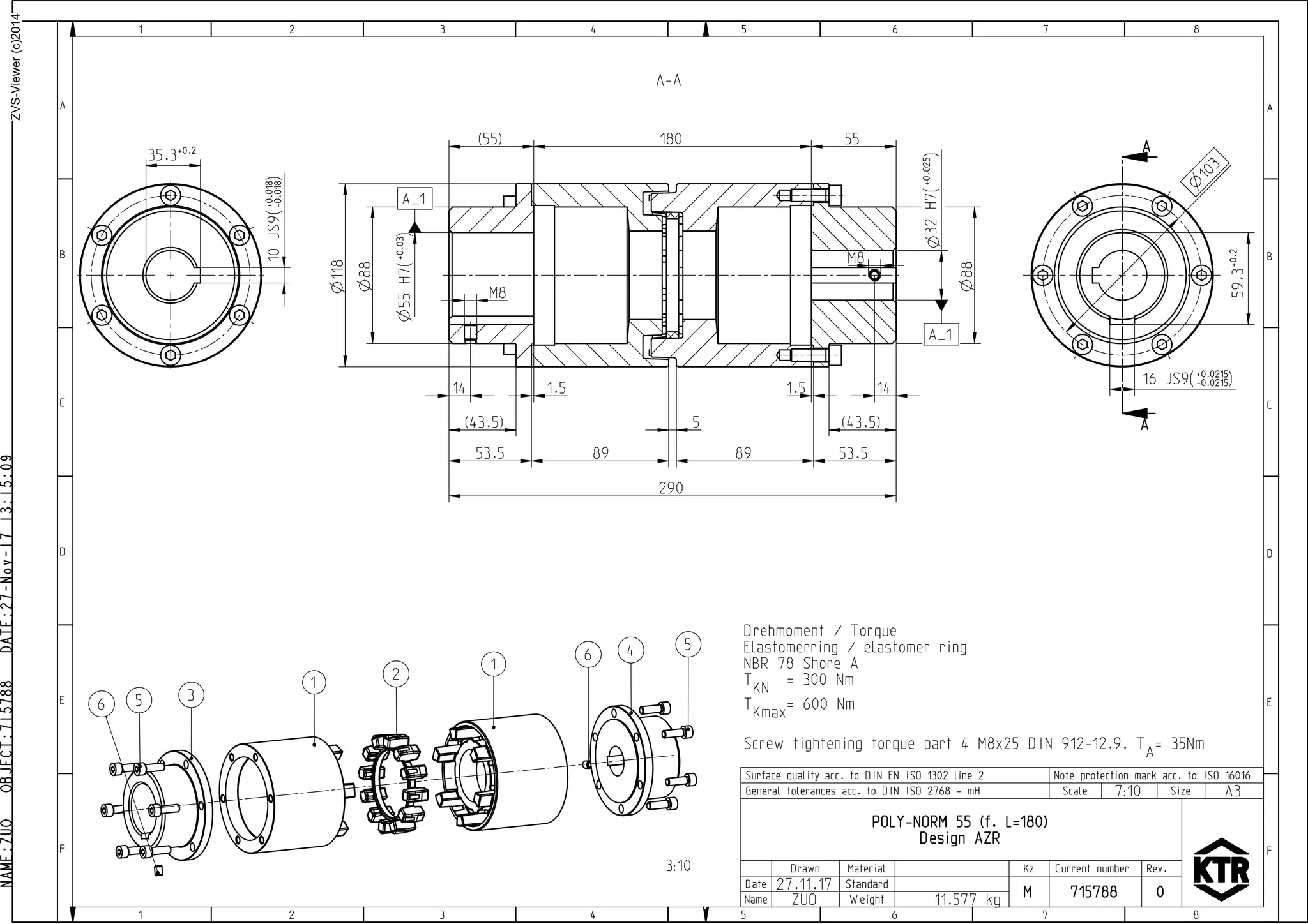 GOVERNOR PUMP MOTOR COUPLING DRAWINGS.pdf | Automotive