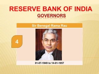 Reserve Bank of India - Governors | PPTX