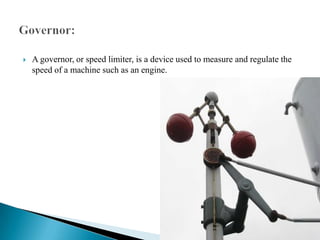 Governor used in vehicles | PPTX
